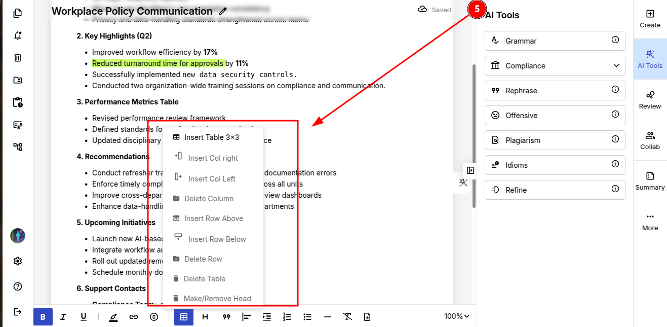 How does the Formatting Bar work in SmartProof?